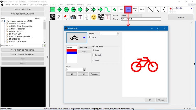Picto Selector – 14 – Pictogram Maker – Aula abierta de ARASAAC