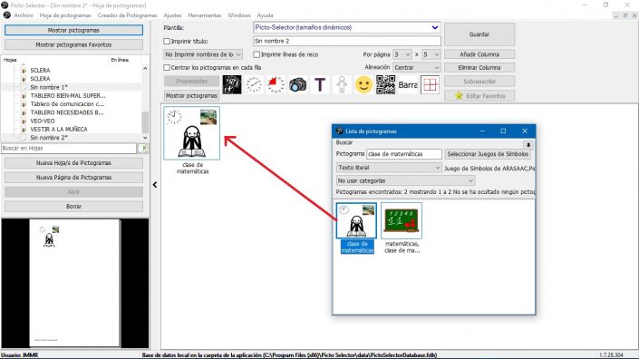 Picto Selector – 14 – Pictogram Maker – Aula abierta de ARASAAC
