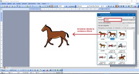 Picto Selector – 3 – Export Pictograms to our Word Processor or Slide ...
