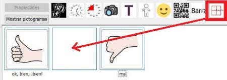 Picto Selector – 9 – Pictogram context menu - Aula abierta de ARASAAC