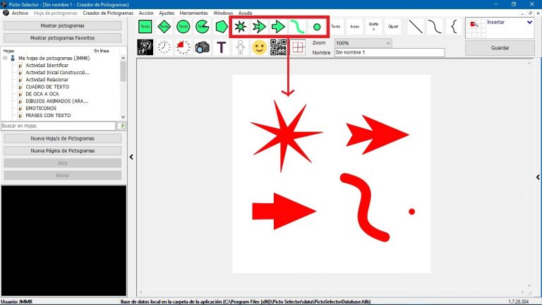Picto Selector – 14 – Pictogram Maker – Aula abierta de ARASAAC