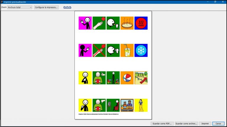 Picto Selector – 17 – Examples of use – Aula abierta de ARASAAC