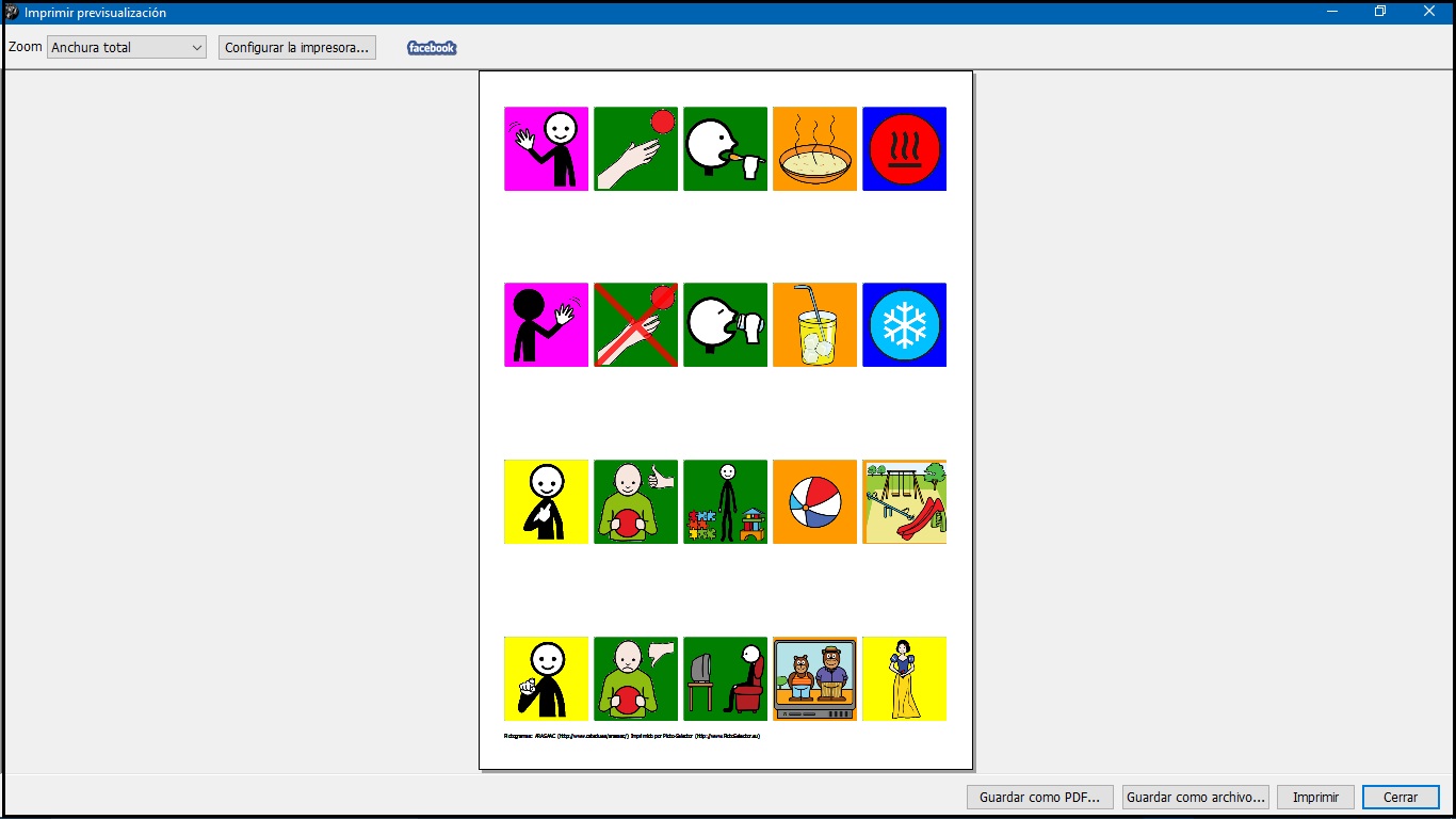 Picto Selector – 17 – Examples of use – Aula abierta de ARASAAC