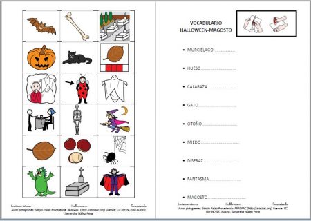 AAC Materials – Didactic Units – Halloween – Aula abierta de ARASAAC