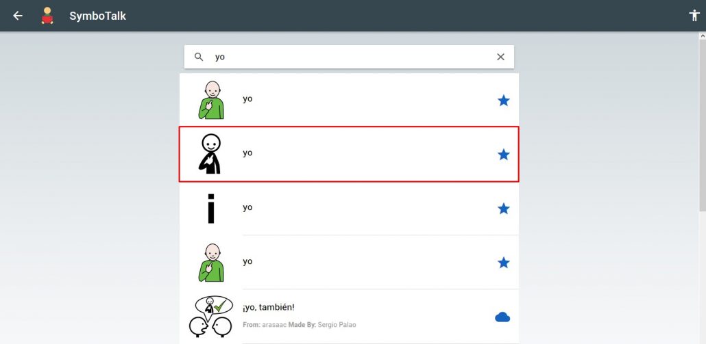 Symbotalk – 5 – We create and link a board – Aula abierta de ARASAAC