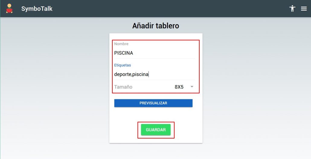Symbotalk – 5 – We create and link a board – Aula abierta de ARASAAC
