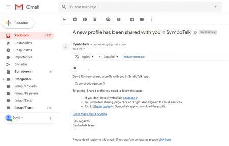 Symbotalk – 8 – Profile Management – Aula abierta de ARASAAC