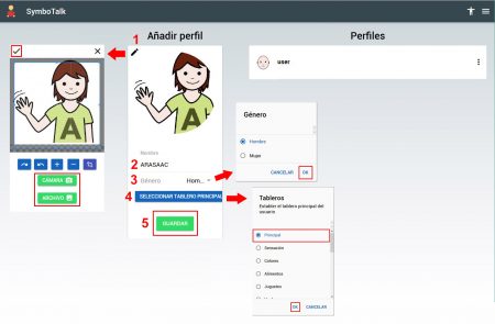 Symbotalk – 8 – Profile Management – Aula abierta de ARASAAC