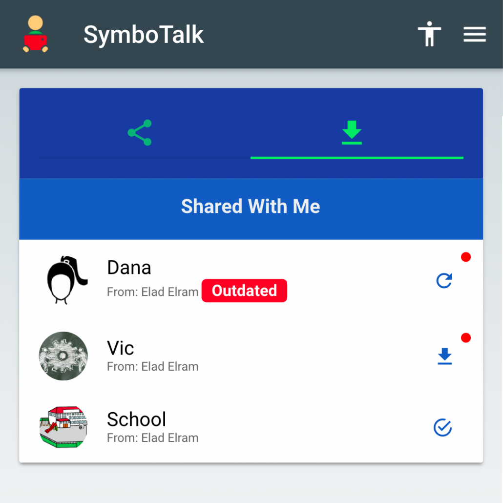 Symbotalk – 8 – Profile Management – Aula abierta de ARASAAC