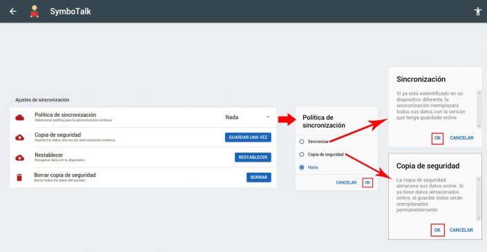 Symbotalk – 9 – SymboTalk Settings – Aula abierta de ARASAAC