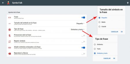 Symbotalk – 9 – SymboTalk Settings – Aula abierta de ARASAAC