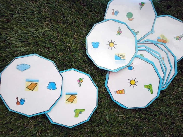 AAC Materials – Dobble type games – Find the Common Element – Aula ...