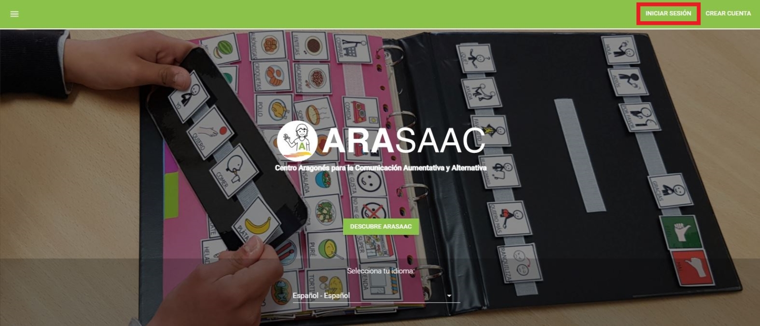 Tutorial 2 – ARASAAC Website – Login and Access to My Profile - Aula ...