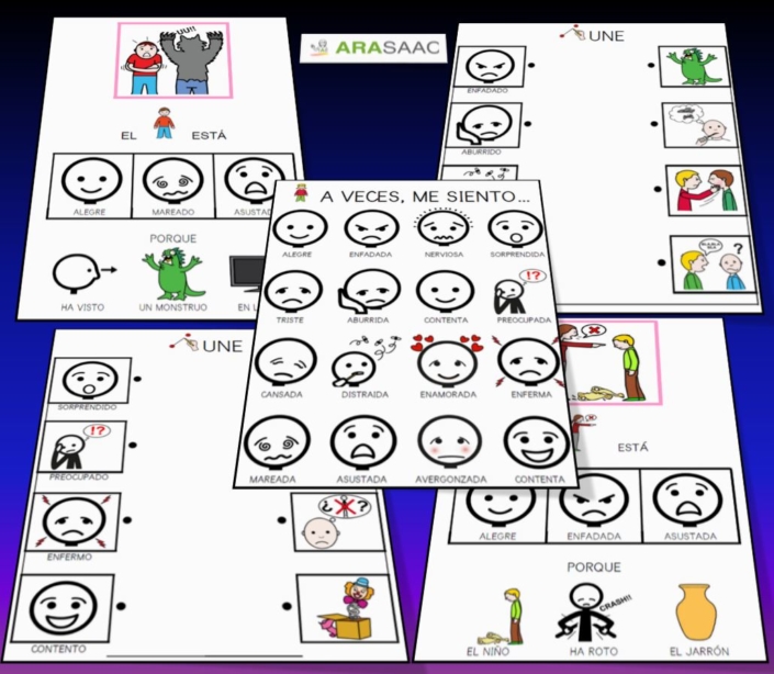 AAC Materials – States and Emotions – Aula abierta de ARASAAC