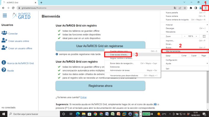 AsTeRICS Grid Dynamic Communicator – Windows Install as an Application ...
