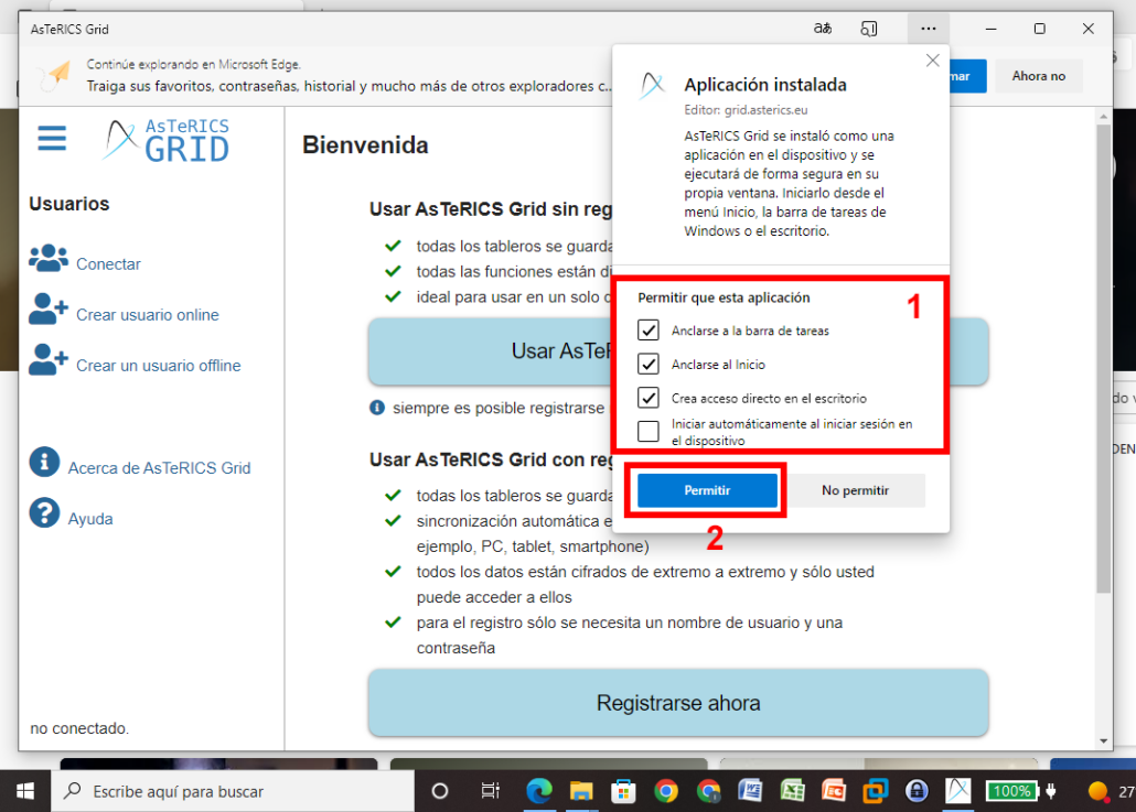 AsTeRICS Grid Dynamic Communicator – Windows Install as an Application ...