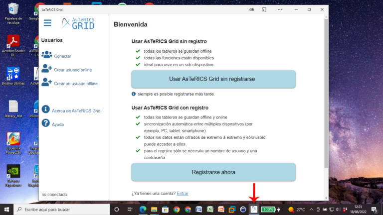 AsTeRICS Grid Dynamic Communicator – Windows Install as an Application – Aula abierta de ARASAAC