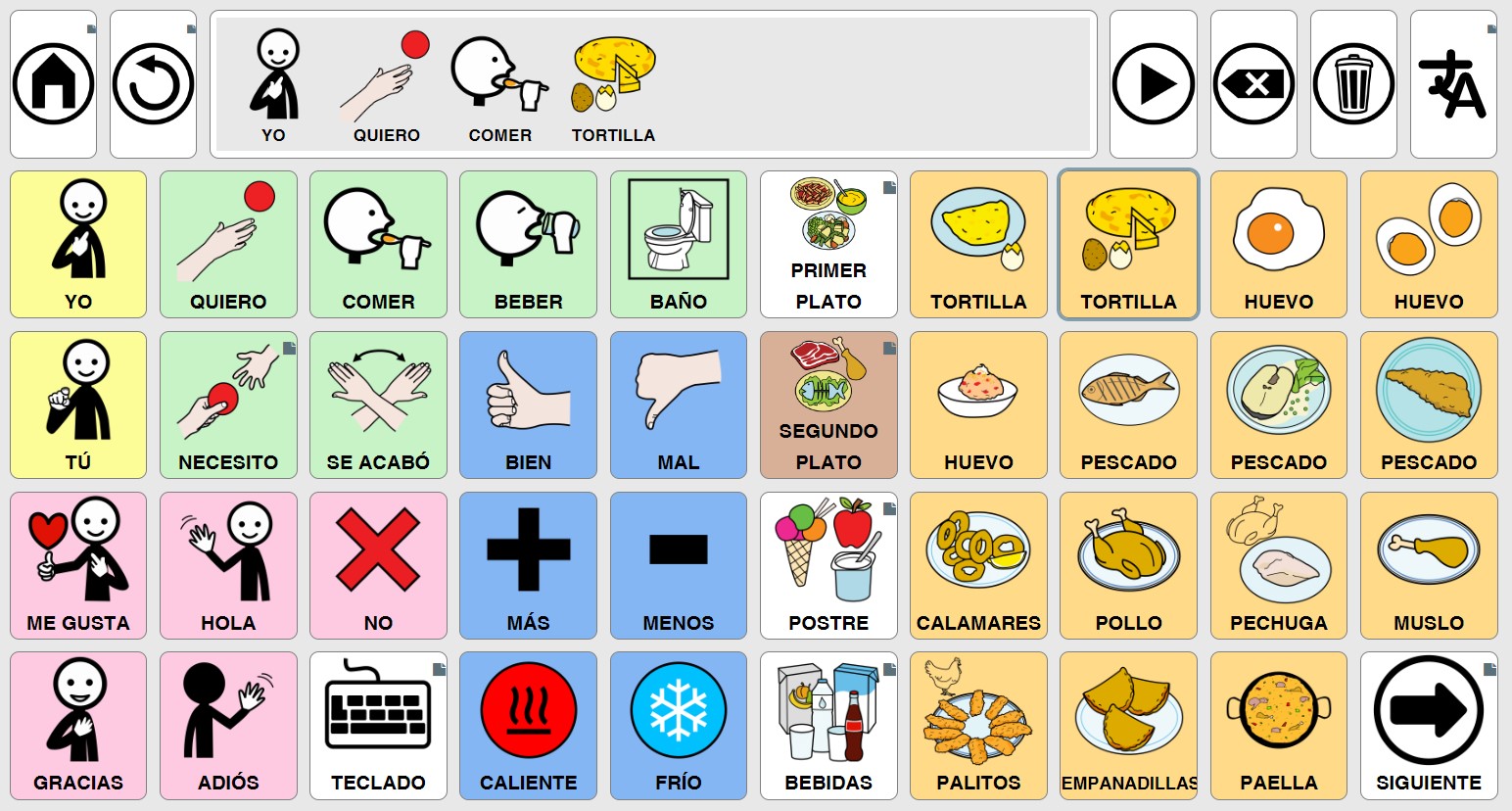 AsTeRICS Grid Communicator – Communication grids to work language ...