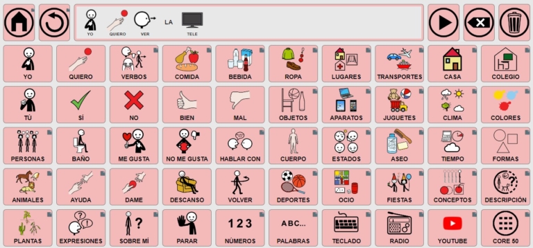 Comunicador AsTeRICS Grid – Anexo C – Usar código de color según el ...