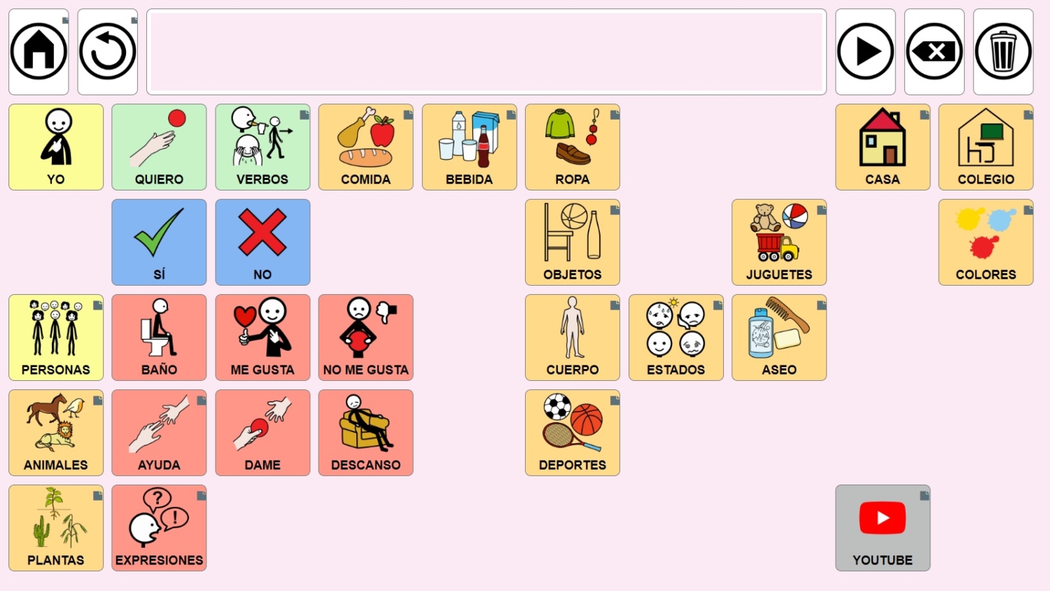 Comunicador AsTeRICS Grid – Anexo B – Ocultar celdas en un tablero ...